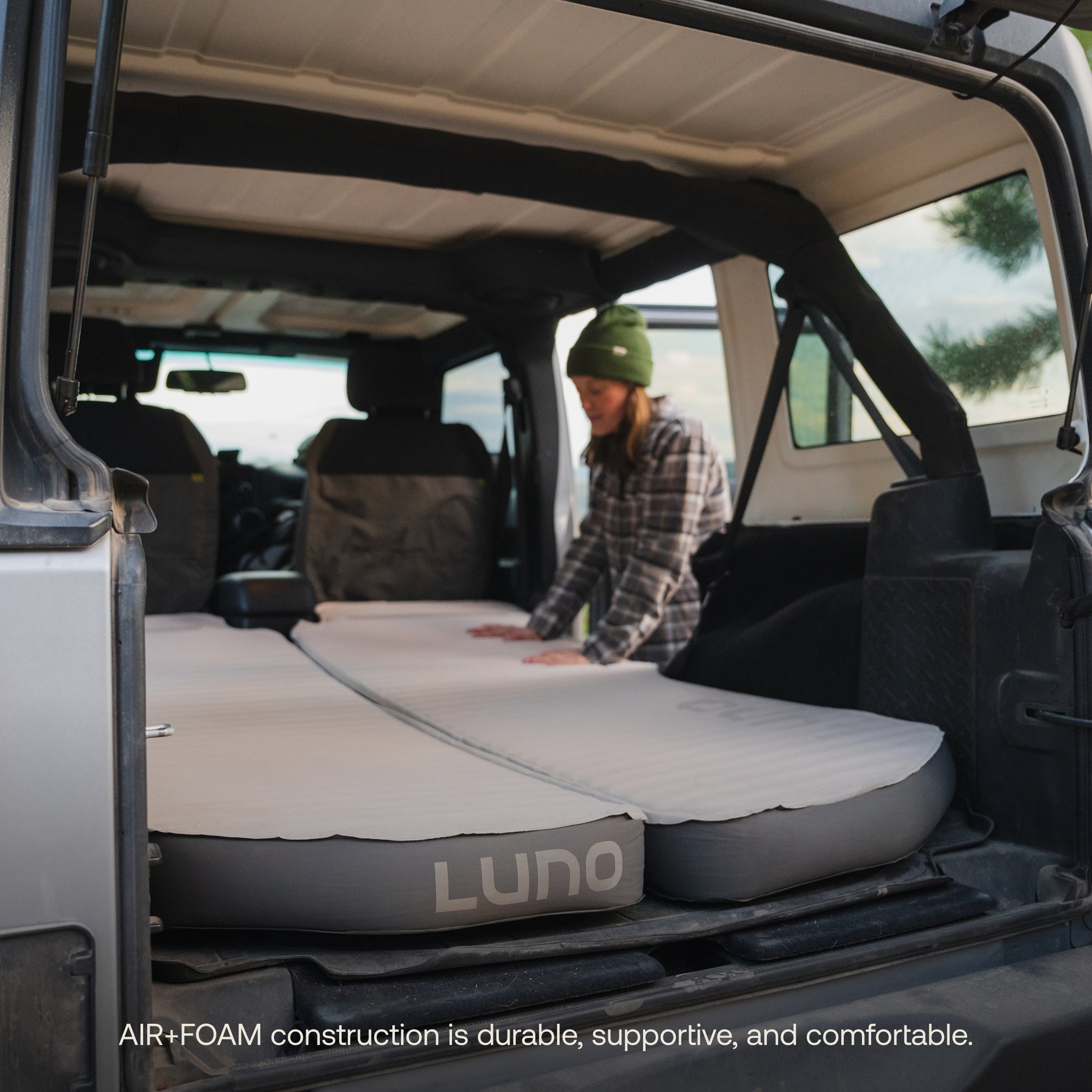 AIR+FOAM Pro Jeep Wrangler Mattress – Luno®